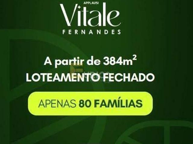 Terreno en Condomínio para venda em Applausi Vitale Fernandes de 456.27m²