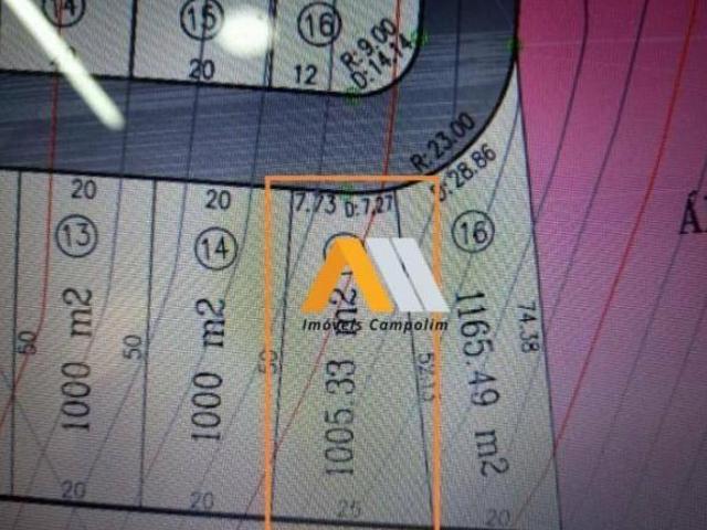 Terreno en Condomínio para venda em Residencial Fazenda Alta Vista de 1005.00m²