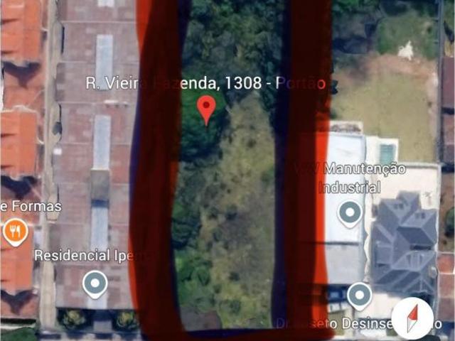 Terreno estuda Permuta no Local. Excelente terreno no Portão. 26,50 de testada