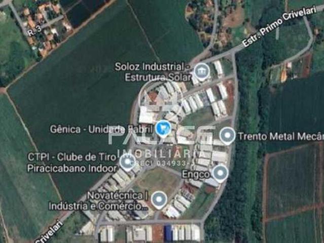 terreno industrial à venda em loteamento distrito industrial uninorte, piracicaba 1309m²