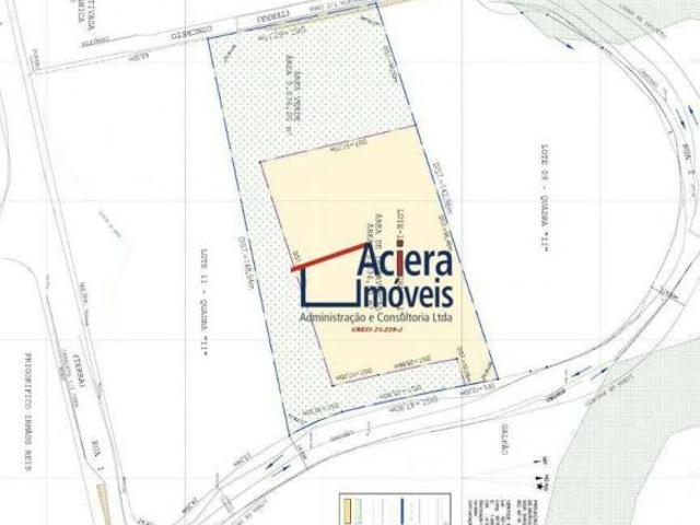 Terreno Industrial Terraplanado e Desmatado à venda, 10072 m² Parque Industrial São Roque Araça