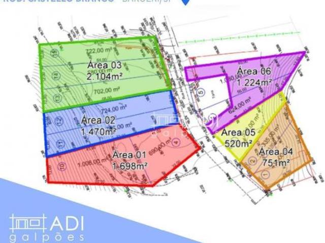 Terreno Industrial Venda 3.168 m² Rod Castelo Branco Barueri/SP