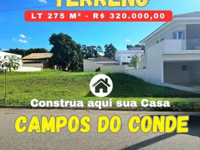 Terreno lindo no Condomínio Campos Do Conde