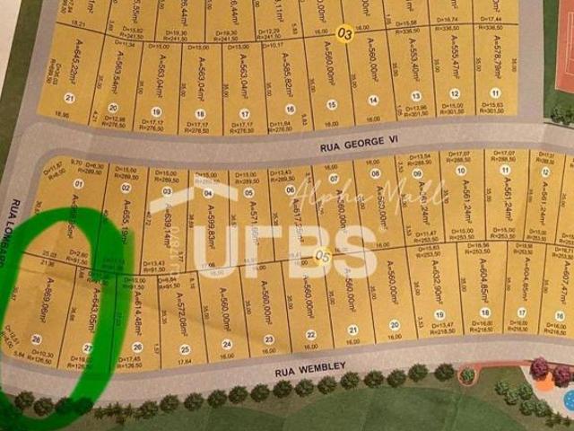 TERRENO LOTE 869,06MT JARDINS LONDRES
