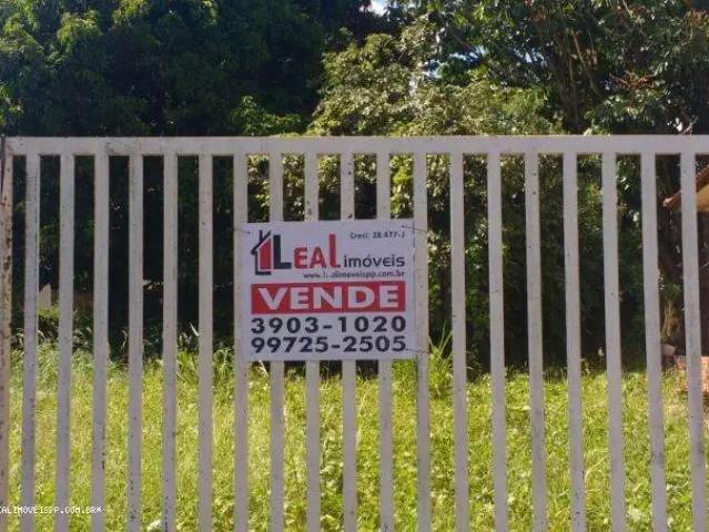 Terreno / Lote para Venda em Tarabai/SP Centro