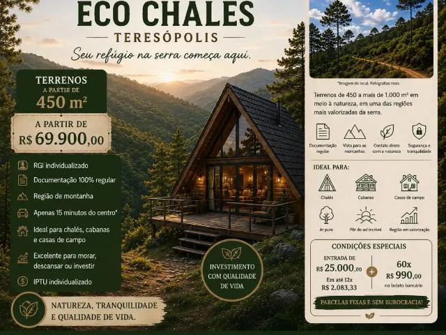 Terreno / Lote para Venda em Teresópolis/RJ Pessegueiros