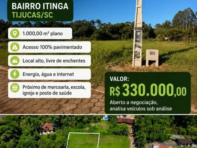 Terreno / Lote para Venda em Tijucas/SC Itinga