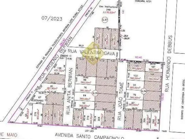 Terreno / Lote para Venda em Toledo/PR Centro