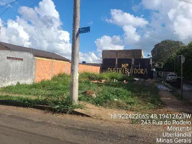 Terreno / Lote para Venda em Uberlândia/MG Morumbi