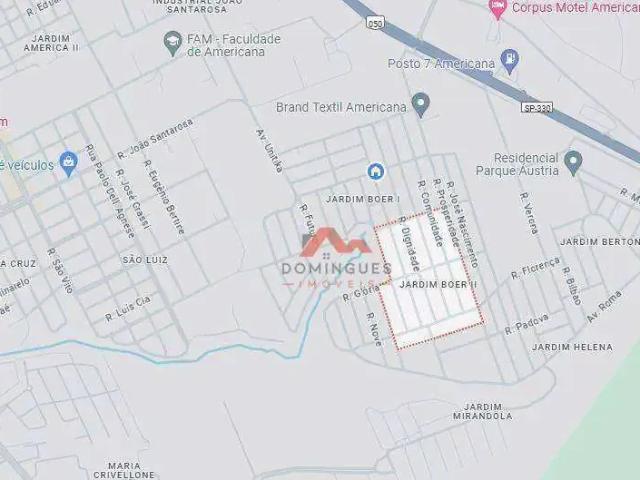 Terreno / Lote para Venda em Americana/SP Jardim Boer I