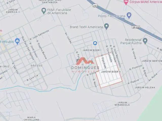 Terreno / Lote para Venda em Americana/SP Jardim Boer I