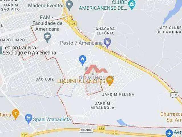 Terreno / Lote para Venda em Americana/SP Jardim Helena