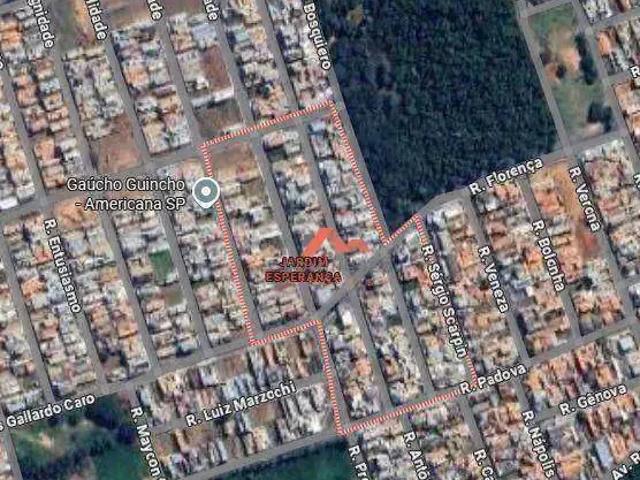 Terreno / Lote para Venda em Americana/SP Loteamento Residencial Jardim Esperança