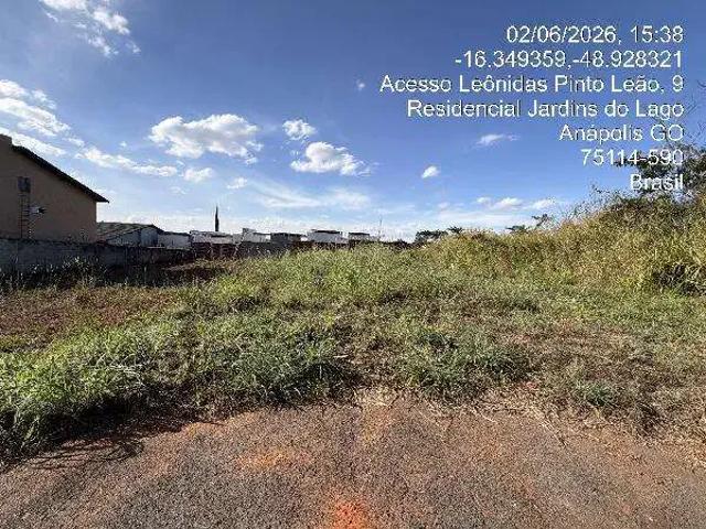 Terreno / Lote para Venda em Anápolis/GO Residencial Jardins do Lago