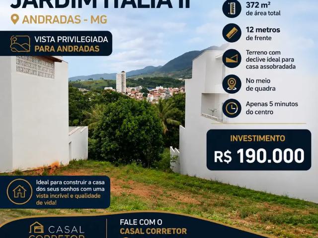 Terreno / Lote para Venda em Andradas/MG Jardim Itália