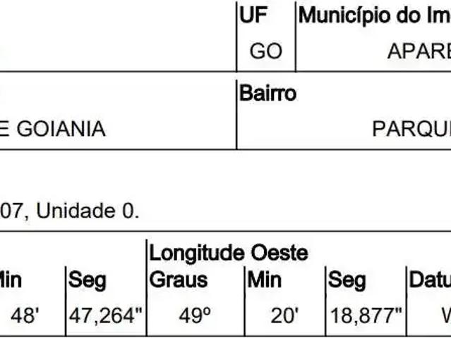 Terreno / Lote para Venda em Aparecida de Goiânia/GO Parque Ibirapuera
