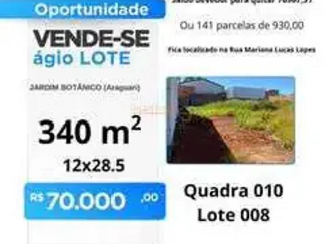 Terreno / Lote para Venda em Araguari/MG Sibipiruna