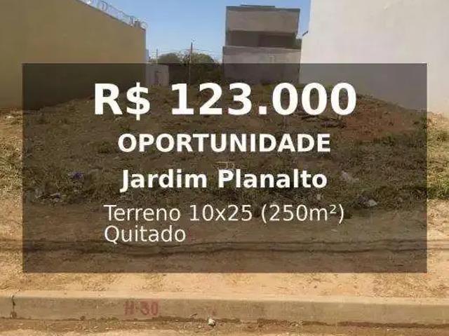 Terreno / Lote para Venda em Araras/SP Jardim Planalto