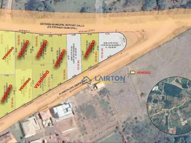 Terreno / Lote para Venda em Atibaia/SP Jardim Maracanã