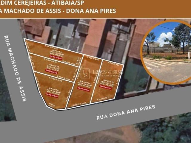 Terreno / Lote para Venda em Atibaia/SP Jardim das Cerejeiras