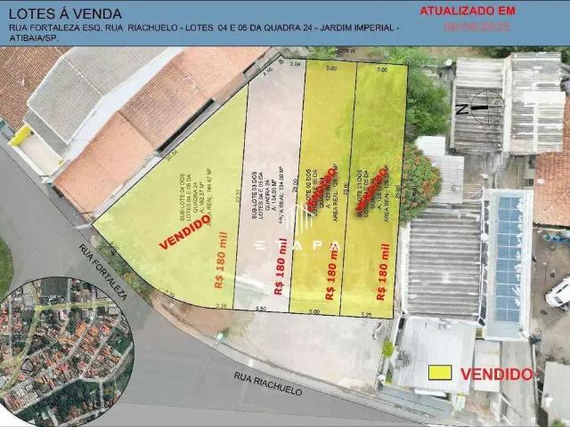 Terreno / Lote para Venda em Atibaia/SP Jardim Imperial