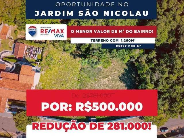 Terreno / Lote para Venda em Atibaia/SP Nova Gardênia