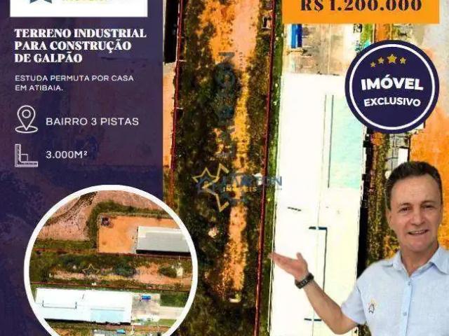 Terreno / Lote para Venda em Atibaia/SP Três Pistas