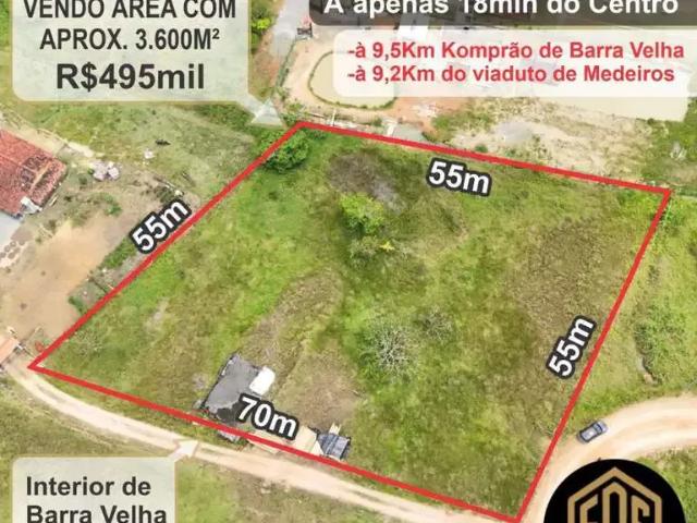 Terreno / Lote para Venda em Barra Velha/SC Zona Rural