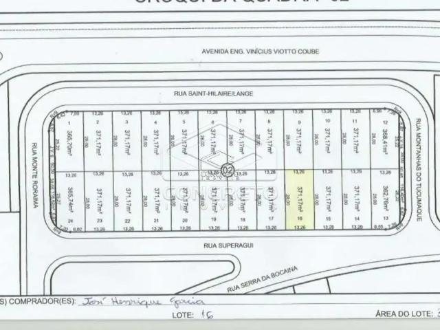 Terreno / Lote para Venda em Bauru/SP Residencial Tamboré