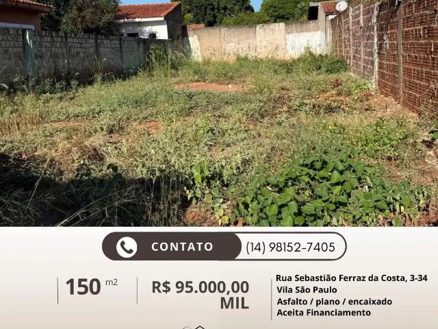 Terreno / Lote para Venda em Bauru/SP Vila São Paulo