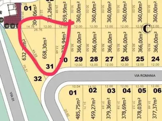 Terreno / Lote para Venda em Bauru/SP Vila Santista