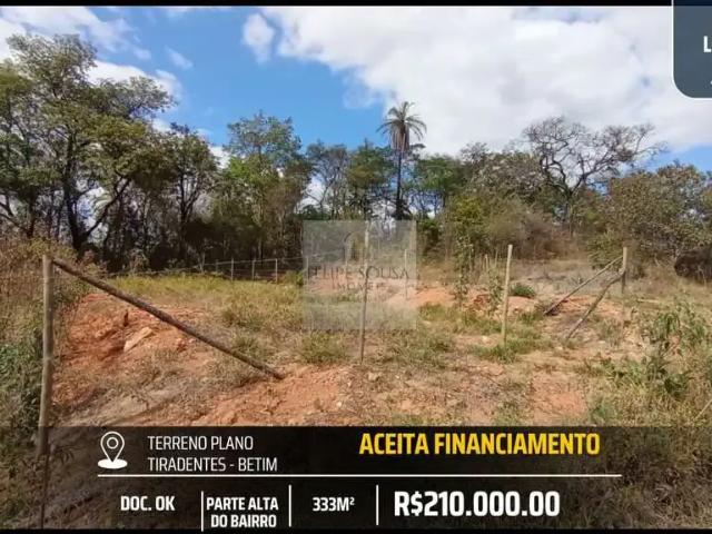 Terreno / Lote para Venda em Betim/MG Tiradentes