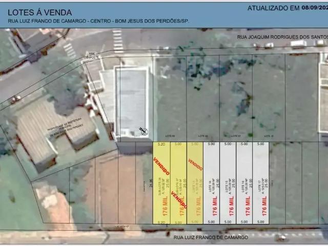 Terreno / Lote para Venda em Bom Jesus dos Perdões/SP Centro