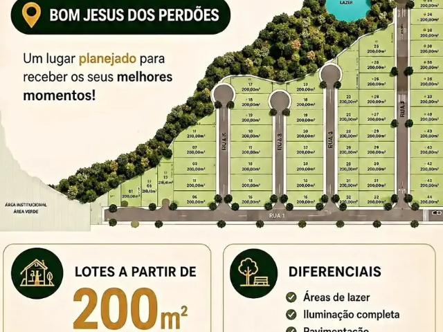 Terreno / Lote para Venda em Bom Jesus dos Perdões/SP Centro