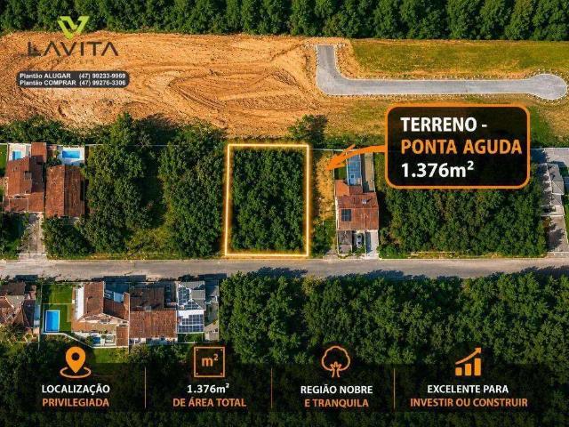 Terreno / Lote para Venda em Blumenau/SC Ponta Aguda