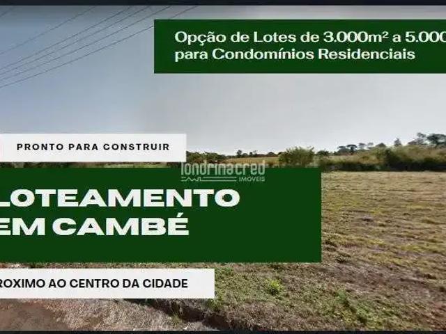Terreno / Lote para Venda em Cambé/PR Jardim Morada do Sol