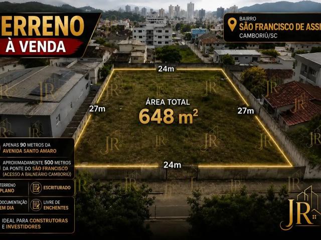 Terreno / Lote para Venda em Camboriú/SC São Francisco de Assis