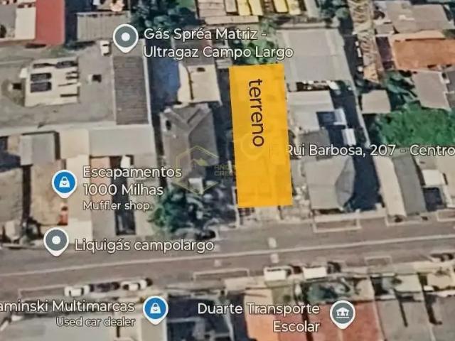 Terreno / Lote para Venda em Campo Largo/PR Centro
