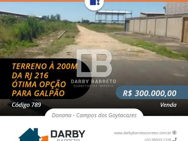 Terreno / Lote para Venda em Campos dos Goytacazes/RJ Donana