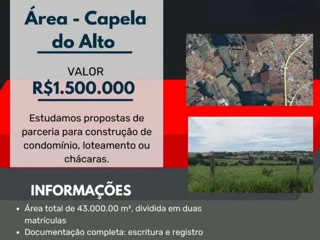 Terreno / Lote para Venda em Capela do Alto/SP Cercadinho