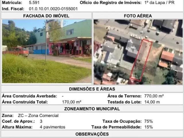 Terreno / Lote para Venda em Contenda/PR Centro