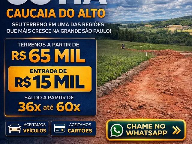 Terreno / Lote para Venda em Cotia/SP Recreio Topázio Caucaia do Alto