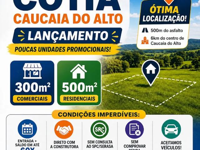 Terreno / Lote para Venda em Cotia/SP Recreio Topázio Caucaia do Alto