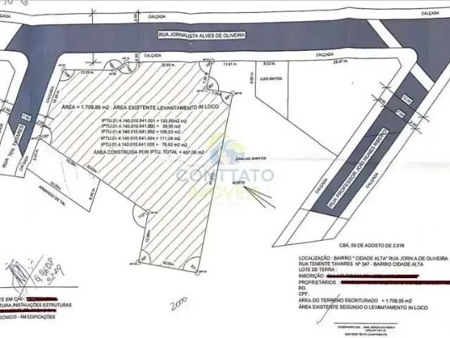 Terreno / Lote para Venda em Cuiabá/MT Cidade Alta