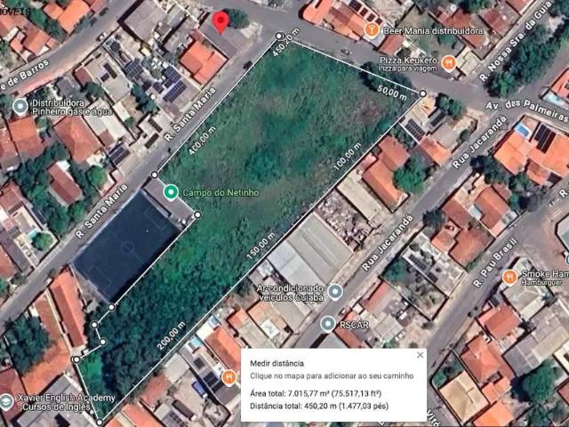 Terreno / Lote para Venda em Cuiabá/MT Jordão