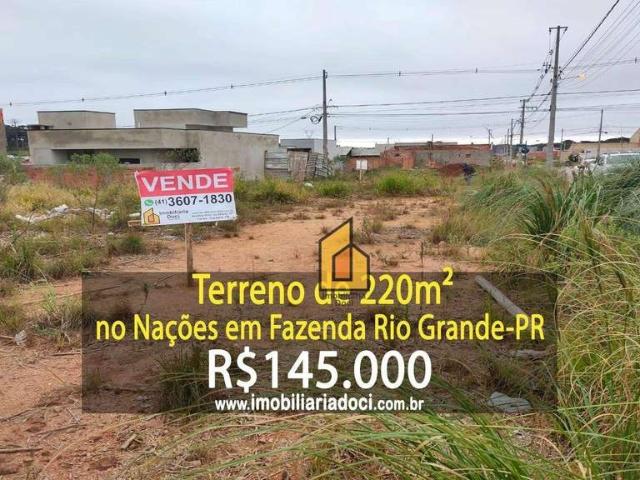 Terreno / Lote para Venda em Fazenda Rio Grande/PR Nações