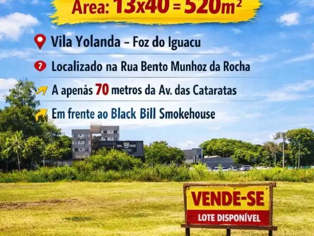 Terreno / Lote para Venda em Foz do Iguaçu/PR Yolanda