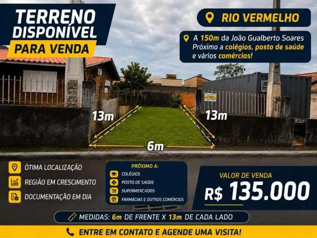 Terreno / Lote para Venda em Florianópolis/SC São João do Rio Vermelho