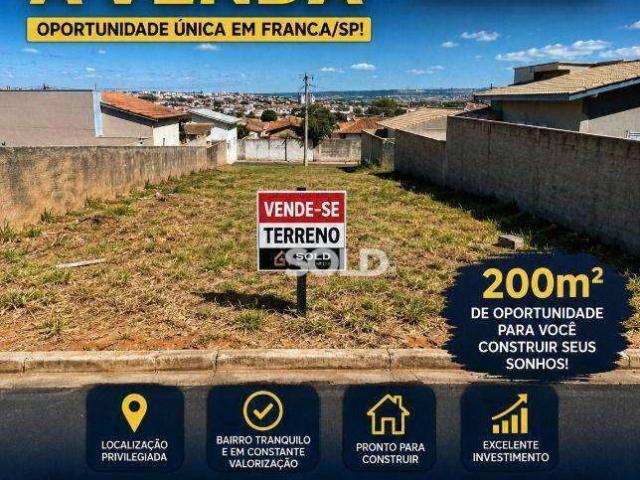 Terreno / Lote para Venda em Franca/SP Jardim Adelinha
