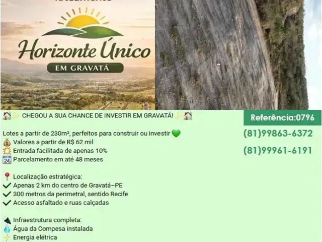 Terreno / Lote para Venda em Gravatá/PE Porta Florada